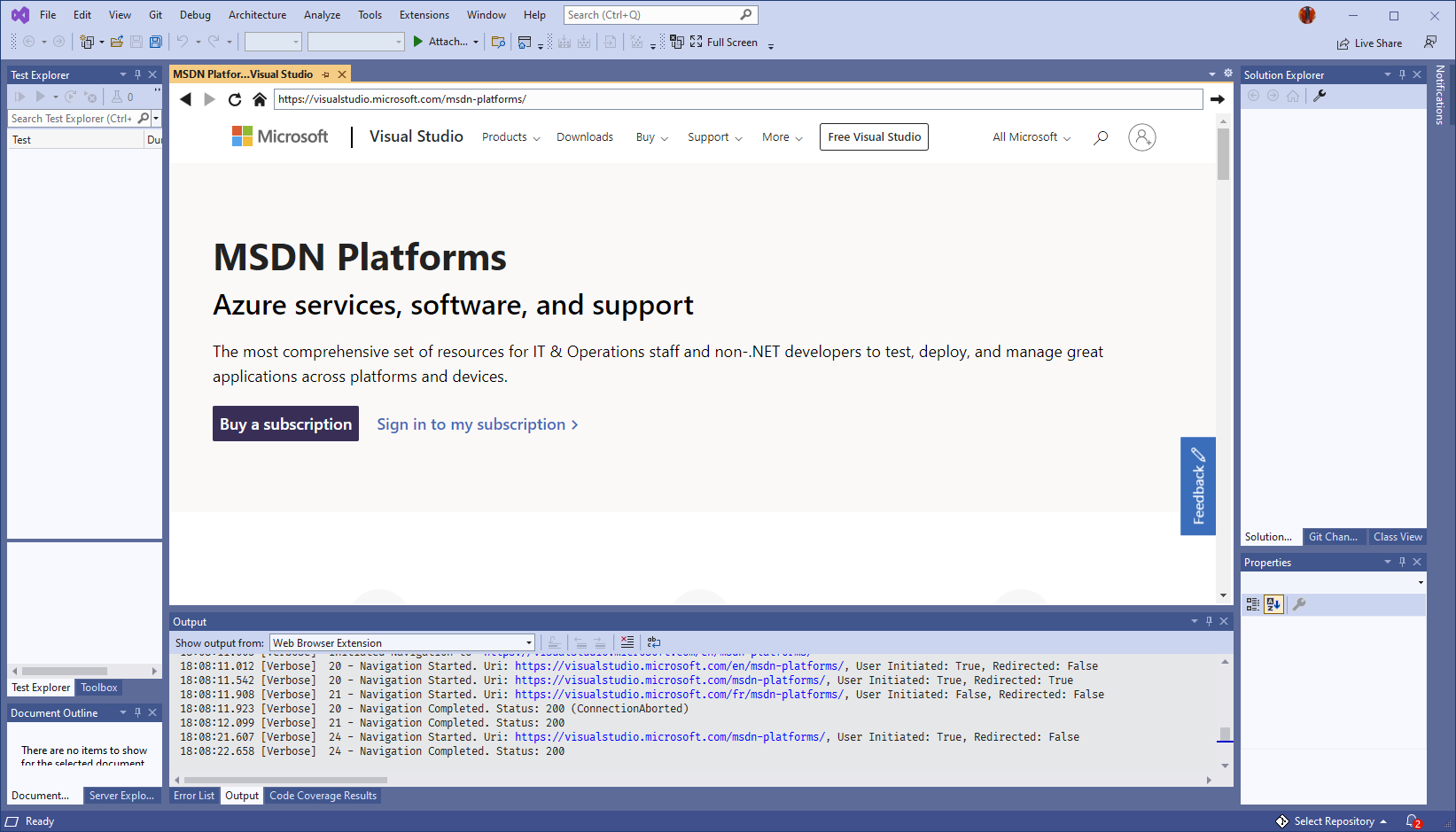 Web Browser Extension For VS2022 Visual Studio Marketplace